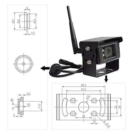 Haloview CA108 Wireless High Definition Rear View Camera for MC7108(CA108)