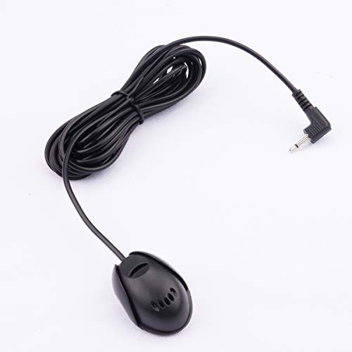 Galabox Mic 2.5mm External Microphone Assembly For Car Vehicle Head Unit Bluetooth Enabled Audio Stereo Radio Receiver GPS DVD with 3m Cable Plug and Play