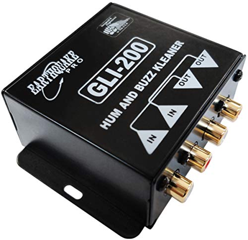 Earthquake Sound GLI-200 Hum and Buzz Kleaner 600 Ohm RCA in/Out Ground Loop Isolator