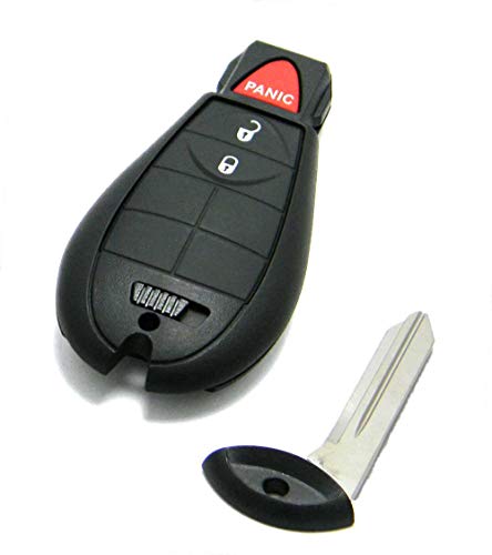 OEM Electronic 3-Button FOBIK Key Fob Remote Compatible with 2014-2020 Jeep Cherokee (FCC ID: GQ4-53T, P/N: 68105081)