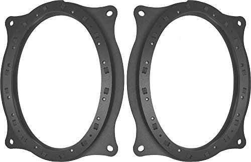 MJM Car Speaker Adapters Speaker Adapter Spacer Rings Fits 2016-2019 Nissan Titan Front Doors - SAK140_69-1 Pair