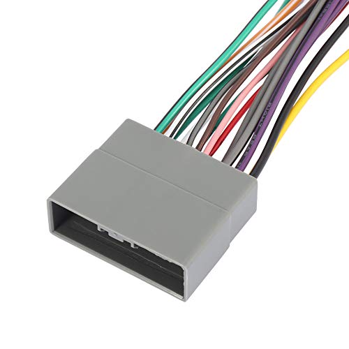 X AUTOHAUX 70-1722 Car Stereo CD Player Wiring Harness Wire Radio Adapter Install Plug for Honda Civic