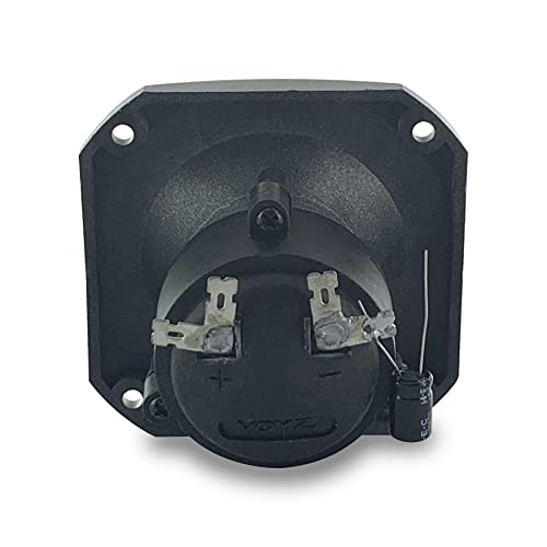 VOYZ 400 Watt 3.5β Piezo Super Horn Tweeters Aluminum Diaphragm 4-8 ohms - Silver Housing with Capacitor 1 Pair (2pcs) (PET-1944)