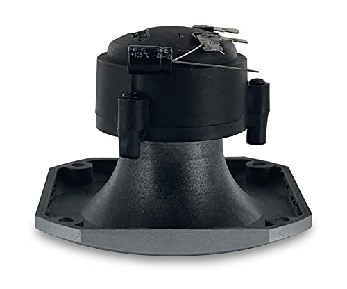 VOYZ 400 Watt 3.5β Piezo Super Horn Tweeters Aluminum Diaphragm 4-8 ohms - Silver Housing with Capacitor 1 Pair (2pcs) (PET-1944)