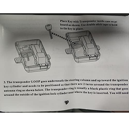 Bypass Module For Remote Start,Car Immobilizer Bypass Module Chip Key Release for Remote Engine Start Stop 12V Universal