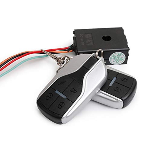 Garneck Motorcycle Anti Theft Security Alarm System with Double Remote Waterproof for 48V 60V 64V 72V Scooter Bicycle - Remote Control Random Style