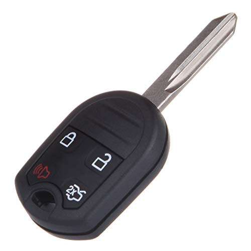 ECCPP 1X Ignition Key Fob for F-ord Explorer Escape Mustang Focus Fusion Edge for L-incoln LS MKX MKZ MKS for M-ercury Sable Montego Mariner Milan for M-azda Tribute CWTWB1U793D 4 Buttons
