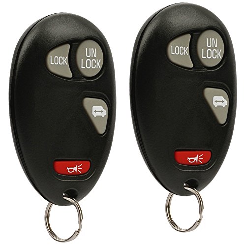 Key Fob Keyless Entry Remote fits Chevy Venture / Oldsmobile Silhouette / Pontiac Montana 2001 2002 2003 2004 2005 (L2C0007T), Set of 2