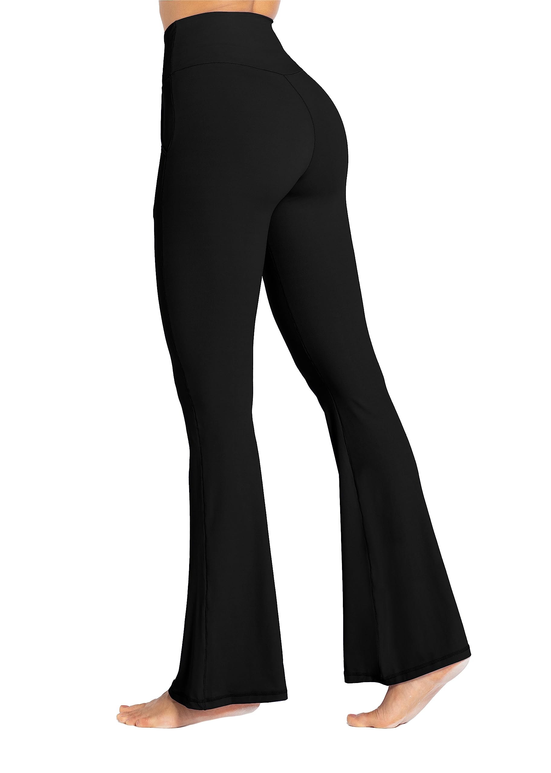 Sunzel Yoga Pants for Women with Pockets 30" Inseam Black XX-Large