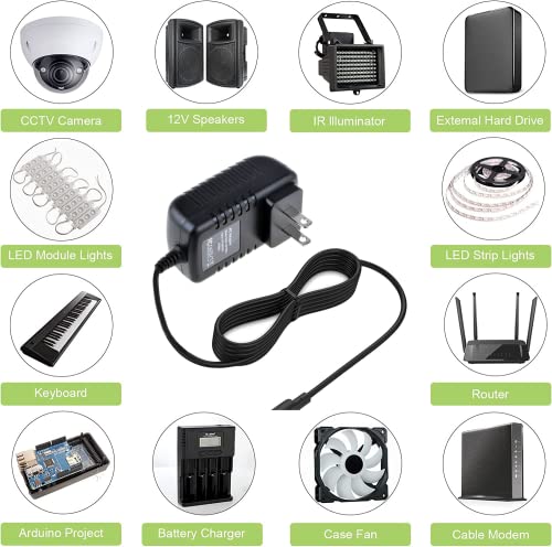 Snlope Ac Dc Adapter for Techniks Technics PDVD-2005 PDVD-4702 PDVD908 DVD Player Power