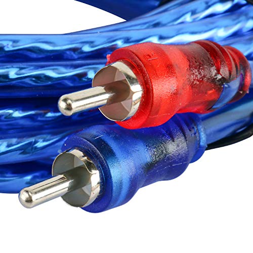 8/10GA Car Control Audio Cable Kit for Auto Amplifier Sub Woofer Wiring Power Amplifier Car Audio Sub Woofer Wire, AMP Wiring, Auto Audio Cables