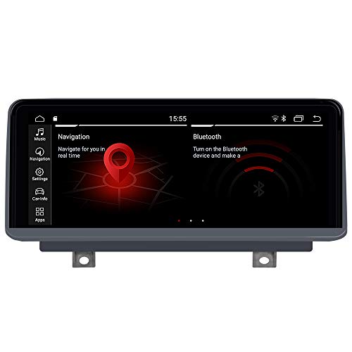 Android10 F30/F31/F32/F33/F34/F36/F80/F82/F83/F84 4+64G Black Screen Display Monitor GPS Navigation Audio Video Stereo Multimedia Player for BMW 3/4 M3 M4 2012-2016 NBT…