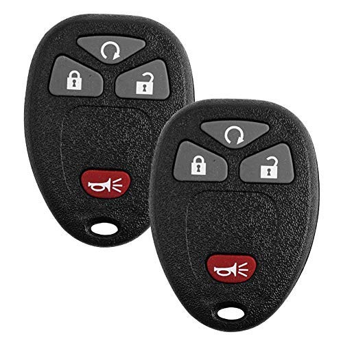 SaverRemotes Key Fob Compatible for 2007 2008 2009 2010 2011 2012 2013 Chevy Silverado 1500 2500 3500 Keyless Remote Replacement for OUC60270 OUC60221