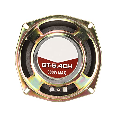 Cuifati 5 inch Automotive Coaxial Speakers,Midrange Speakers,300w Maximum Peak Power Output,4 Ohm Impedance and 93db Sensitivity,60hz-20khz Frequency Response,Good Heat Dissipation