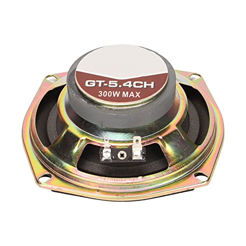 Cuifati 5 inch Automotive Coaxial Speakers,Midrange Speakers,300w Maximum Peak Power Output,4 Ohm Impedance and 93db Sensitivity,60hz-20khz Frequency Response,Good Heat Dissipation