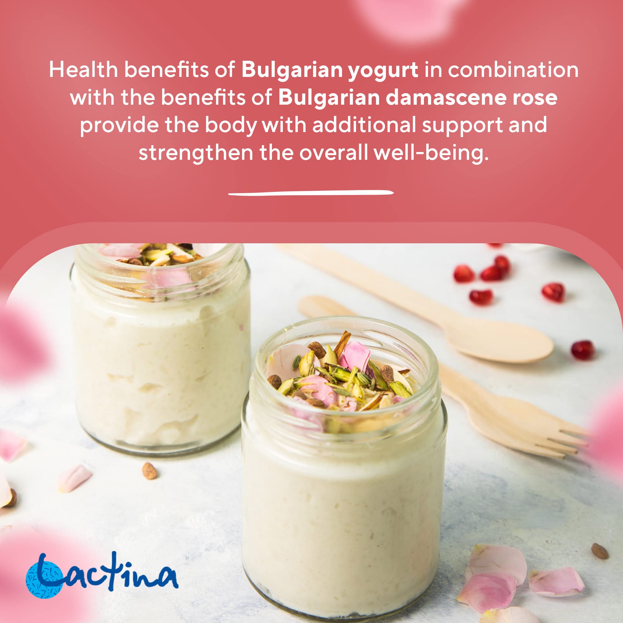 Bulgarian Yogurt Starter Culture Natural Probiotic Yogurt Culture Starter Homemade Yoghurt Starter 10 Liters Lactobacillus bulgaricus (Rose)
