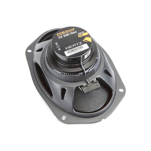 HERTZ SPL Show Series SX-690-NEO 6x9 Three-Way SPL Coaxial Speakers with Neo Magnets and UV/Waterproofing