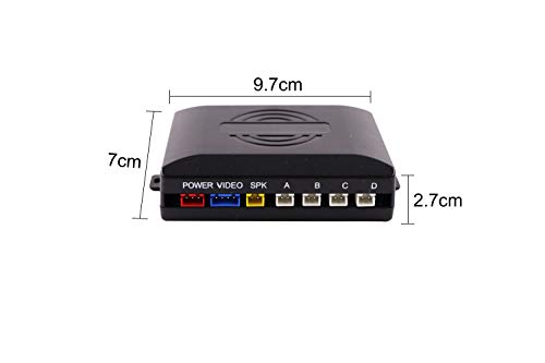 Car Parking Reverse Backup Parking Sensor Radar System,Sound Alert 4 Parking Sensor Waterproof Auto Radar