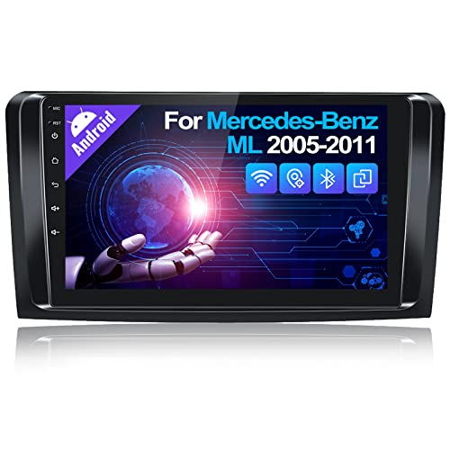 Android 9 Car Radio Stereo for Mercedes Benz W164 X164 ML350 ML500 ML280 GL320 GL350 GL450 2005-2011,Car Multimedia Player FM/RDS Mirror Link/WiFi/GPS