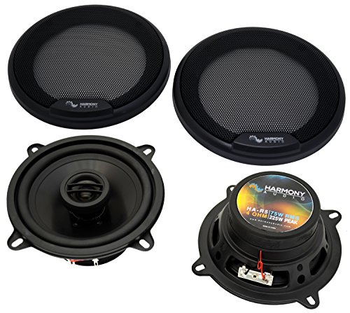 Harmony Audio Bundle Compatible with 2002-2008 Dodge Ram Truck 1500 HA-R69 HA-R5New Factory Speaker Replacement Upgrade Package with HA-826901 Speakers Adapter Kit