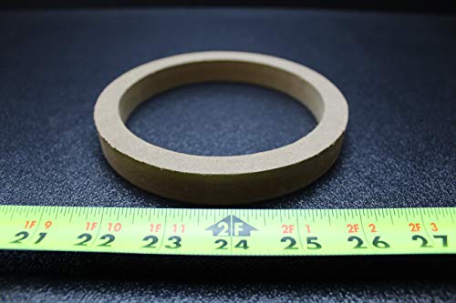 1 MDF Speaker Ring Spacer 5.25 INCH Wood 3/4 Thick Fiberglass Box Ring-5.25R