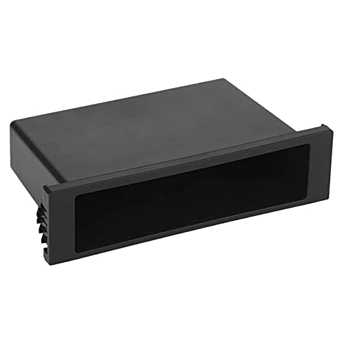 SIGRID Universal Car Double 1 Din Dash Cup Holder Storage Box Plastic for Stereo Radio