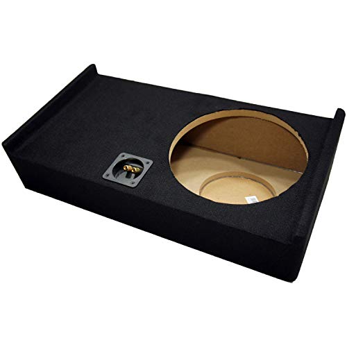 Compatible with 2009-2020 Ford F-150 Super Cab Truck Kicker Bundle Comp C12 Single 12" Sub Box Enclosure & Harmony HA-A400.1 Amp