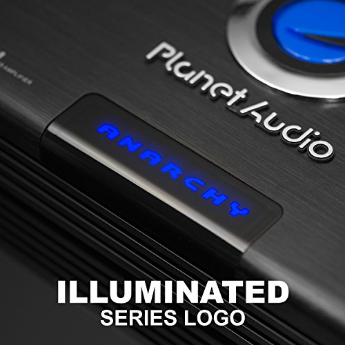 Planet Audio AC2500.1M Monoblock Car Amplifier - 2500 Watts Max Power, 2/4 Ohm Stable, Class A/B, Mosfet Power Supply, Remote Subwoofer Control