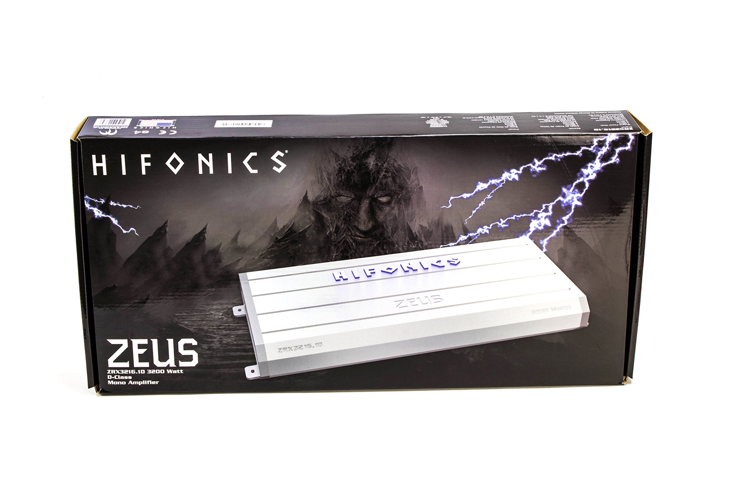 Hifonics ZRX3216.1D Zeus ZRX Series Mono Block D Class 3200 Watt Vehicle Amplifier