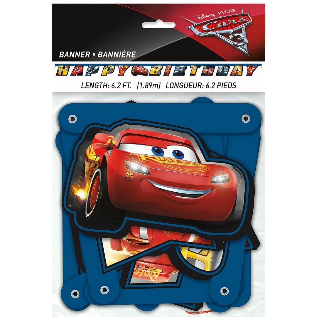 Unique Disney Cars Birthday Letter Banner
