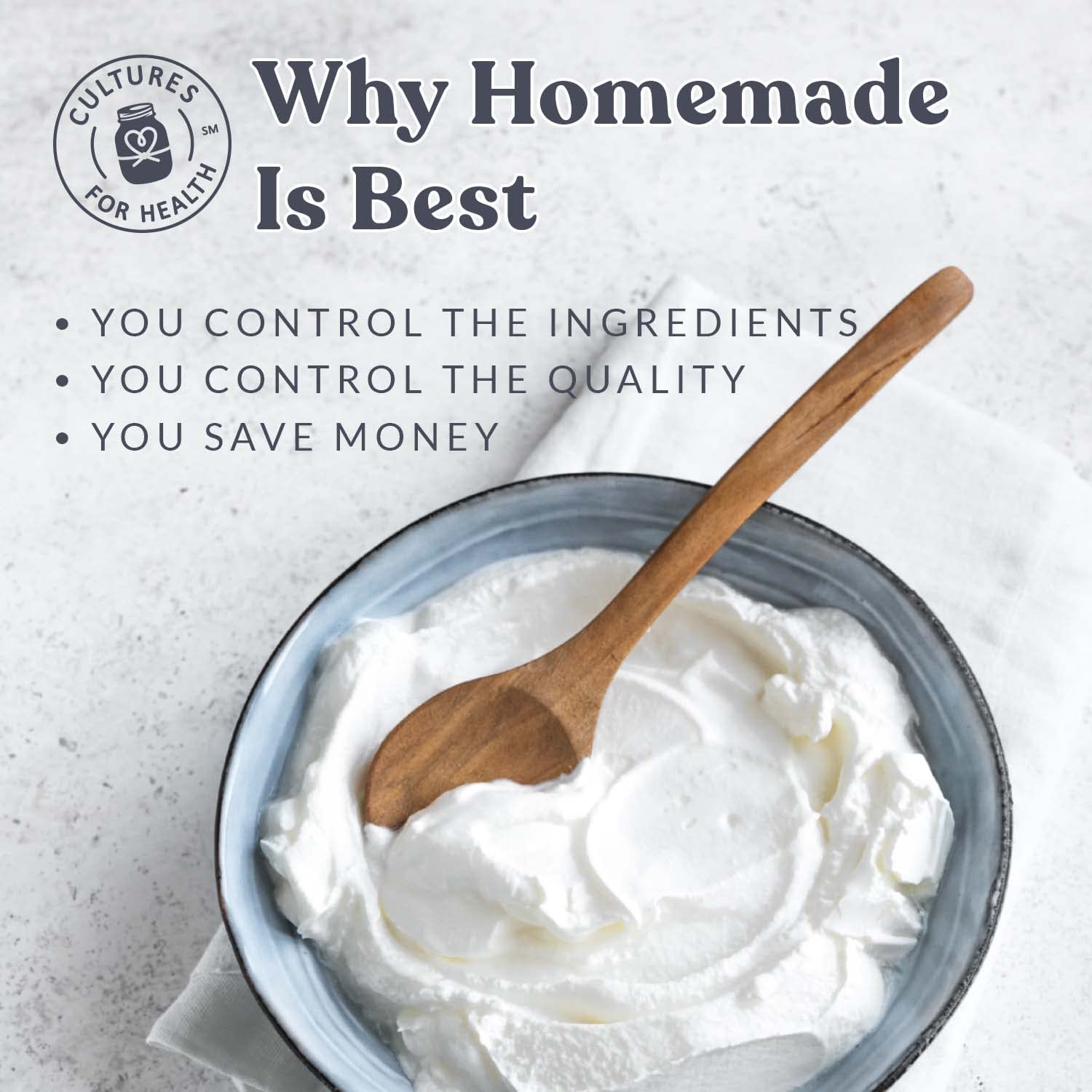 Cultures for Health Traditional Yogurt Starter Culture | 4 Packets Direct-Set Thermophilic Starter | Make Up To 12 Cups Thick, Tangy Probiotic Yogurt | Powdered Live Active Cultures for Yogurt Making