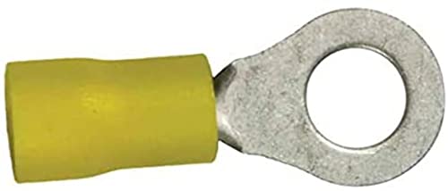 WirthCo 80859 12-10Awg 5/16" Vinyl Ring Terminal- 25 Pcs