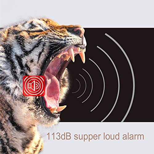 Mengshen Updated Anti Theft Bicycle Alarm, 113dB Waterproof Wireless Alarm with Remote Control for Bike, E-Bike, Motorcycle, Scooter, Trailer