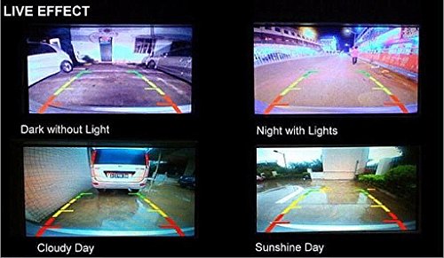 eSATAH Car Rear View Camera for Mercedes Benz C180 C200 C280 C300 C350 C63 AMG & HD CCD Night Vision Waterproof and Shockproof Reversing Backup Camera