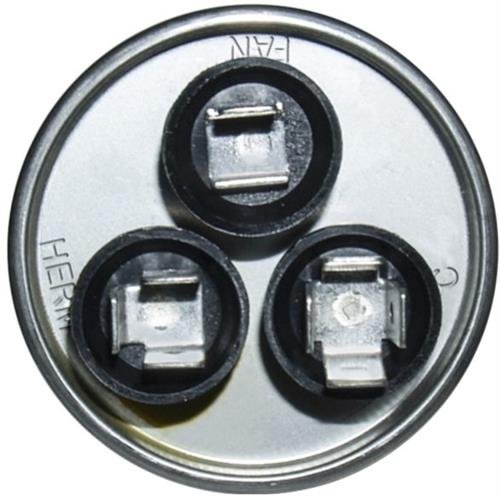 GE Genteq Capacitor round 30/5 uf MFD 440 volt 97F9981 (replaces old GE# Z97F9981), 30 + 5 MFD at 440 volts