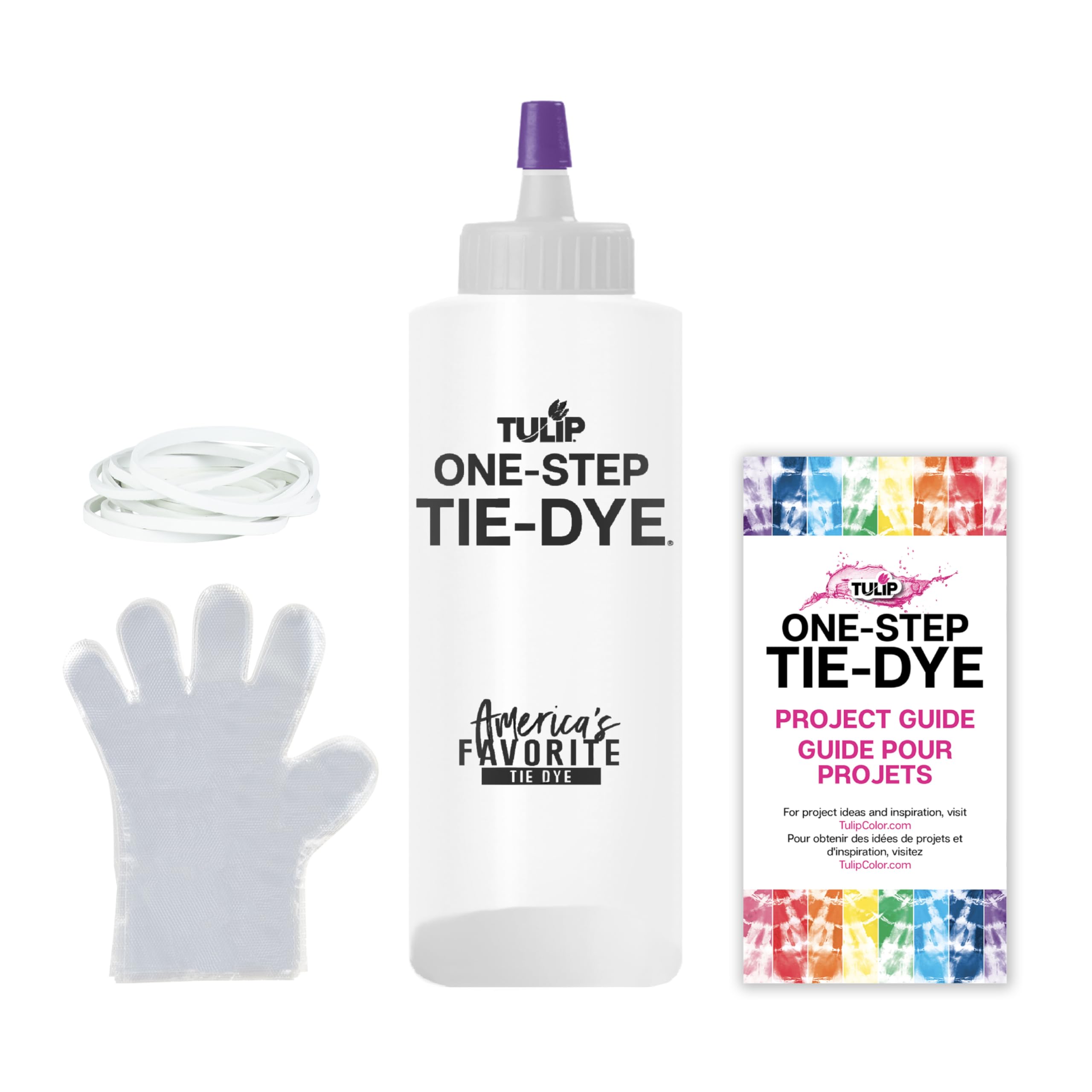 Tulip One-Step Tie-Dye Kit Tulip Fabric Dye Open Stock 21545 Fdy Opstk Purple 3/36, As Detailed