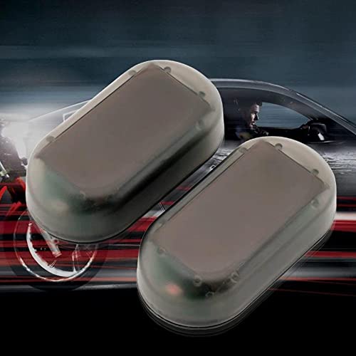 SXRC Car Solar Power Simulated Dummy Alarm Warning Anti-Theft LED Flashing Security Light,Car Alarm Light with New USB Port,Solar Powered Car Alarm System,Flash Strobe Light