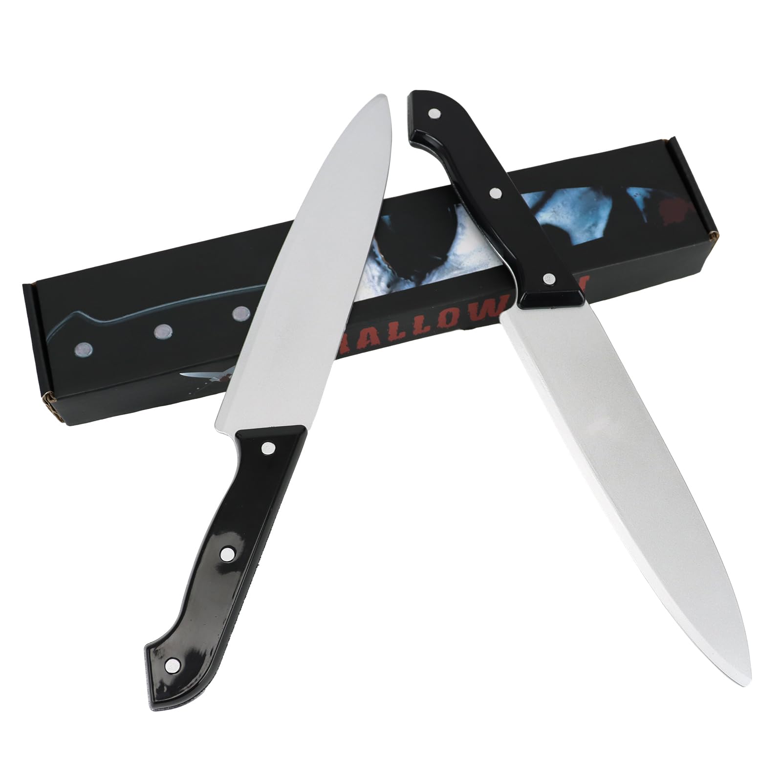 bcehyaa 2 Pack Knife for Party Costume Prop Knife