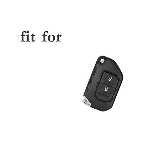 SEGADEN Silicone Cover Protector Case Holder Skin Jacket Compatible with JEEP Wrangler JL Gladiator JT 2 Button Flip Remote Key Fob CV4762 Pink