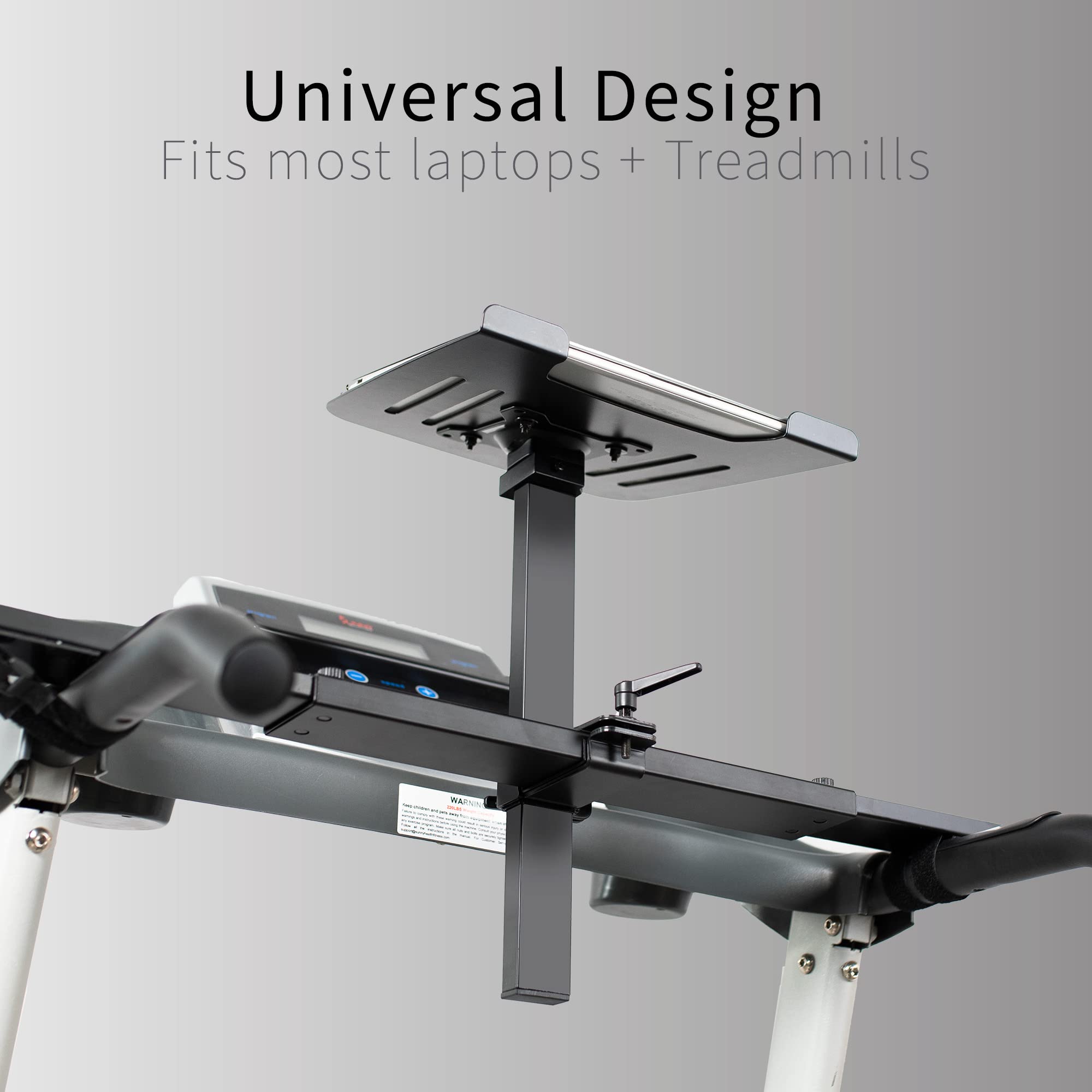 VIVO Universal Laptop Treadmill Desk, Adjustable Ergonomic Notebook Mount Stand for Treadmills Stand-TDML1