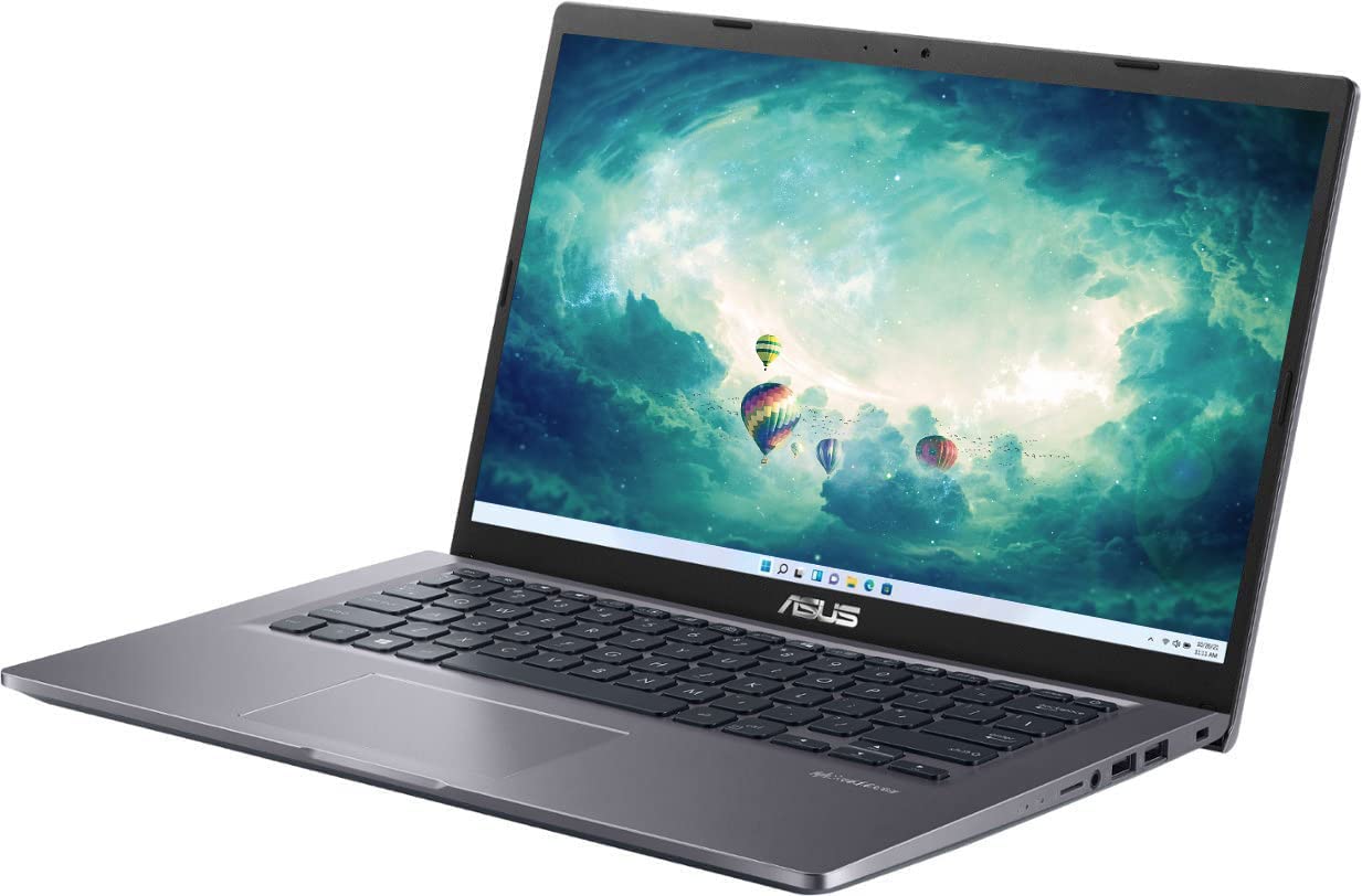 ASUS 2023 Newest Vivobook Laptop, 14 Inch Display, AMD Ryzen 3 3250U Processor, 20GB RAM, 512GB SSD, AMD Radeon Graphics, Bluetooth, Webcam, Windows 11 in S Mode, Bundle with JAWFOAL