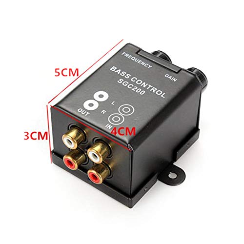 Car Bass Controller Auto Amplifier Audio Subwoofer Bass Control Knob Equalizer