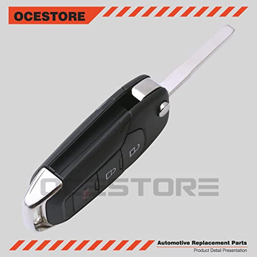 OCESTORE N5F-A08TAA Car Key Fob Keyless Control Entry Remote N5F-A08TAA 3 Button Vehicles Replacement Compatible with F150 Explorer Escape 164-R8130