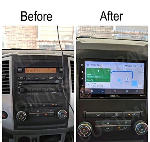 Custom Install Parts Aftermarket Double Din Dash Kit w/Wire Harness & Antenna Adapter Compatible with Nissan Frontier Xterra 2009-2012