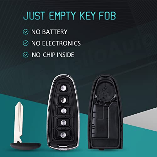 Compatible with Ford Explorer Escape Key Fob Replacement for Ford Flex Edge Focus Taurus Lincoln MKS MKT MKX Key Fob Shell Case Cover Keyless Entry Remote (Empty Shell) P/N: M3N5WY8609