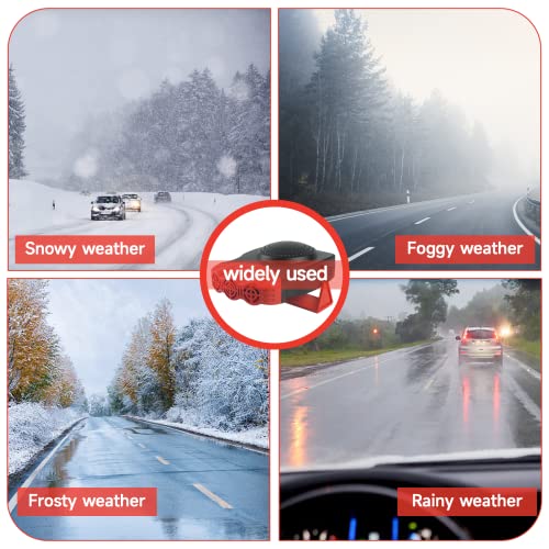 Car Heater, 12V 150W Automobile Windscreen Fan Function for Quickly Defrost Defogger Demister Vehicle Heater, with 3-Outlet Plug in Cigarette Lighter 2 in 1 Fast Heating/Cooling