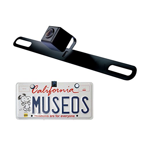ATOTO AC-4486 Waterproof High Definition Hidden/Concealed License Plate Car Rear View Camera