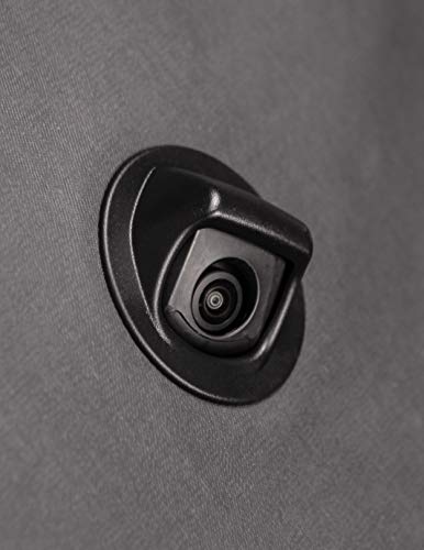 Boomerang - 32" Soft JL Tire Cover for Jeep Wrangler JL (with Back-up Camera) - Sport & Sahara (2018-2021) - Black Denim Vinyl - Integrated Camera Hood