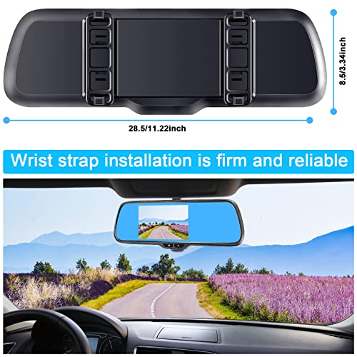 Rohent Backup Camera for Car HD 1080P 5 Inch Monitor Rear View Mirror Camera System Easy Installation Waterproof Real Night Vision for Truck Minivan SUV N01