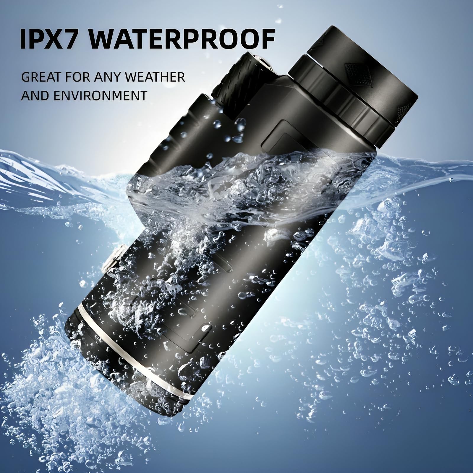 New 2023 Monocular Telescope for Smartphone,High Power Monocular with Smartphone Adapter and Sturdy Tripod, BAK4 Prism Monocular for Boating/Yachting/Sports/Bird Watching/Auto Racing/Hunting/Trevel
